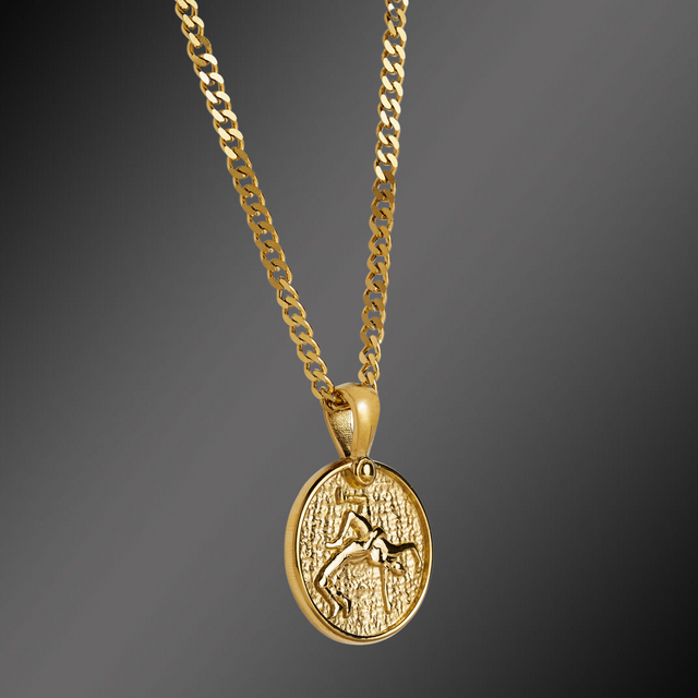 Champion's Creed Gold Chain & Pendant Set | Modern Wrestler
